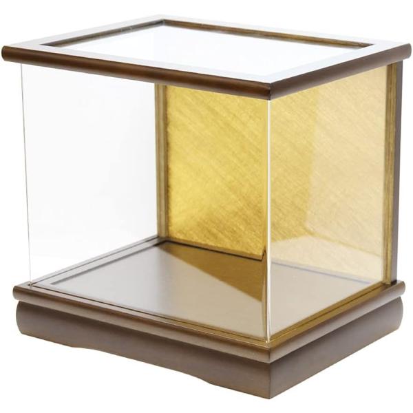 木製枠アクリル入カブセ式人形ケース 幅 間口 約22.5cmｘ奥行16.5cmｘ高さ18.5cm 内計りです。木製枠 アクリル入 カブセ式 ケース　日本製外寸法は約26cmｘ奥行19.5cmｘ高さ24cmになります。「サイズ違い」「イメージ...