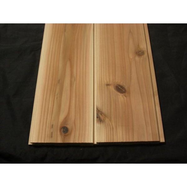 ●スマートフォンで閲覧の際は「商品説明をもっとみる」をタップしていただくと、送料表のリンクと商品の詳細情報が確認できます。商品名　　　　杉　羽目板 加工・仕上げ　本実・目透し・サンダー仕上げ・木栓補修サイズ　　　　2970ｍｍ×10ｍｍ×1...