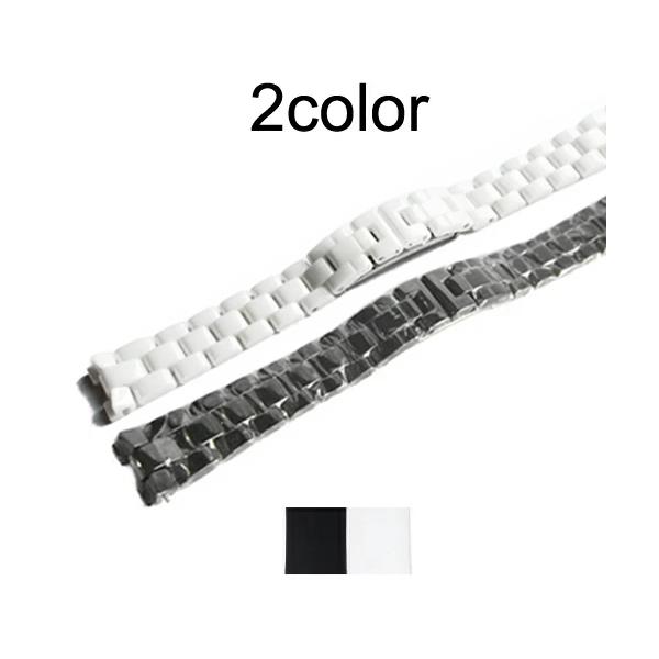 「シャネル(CHANEL)向け」輸入王オリジナル J12 用 セラミック ブレス 社外品 16mm/19mm ホワイト/ブラック メンズ レディース シャネル 腕時計シャネル J12向け交換用セラミックブレスレットです。高品質セラミック素材...