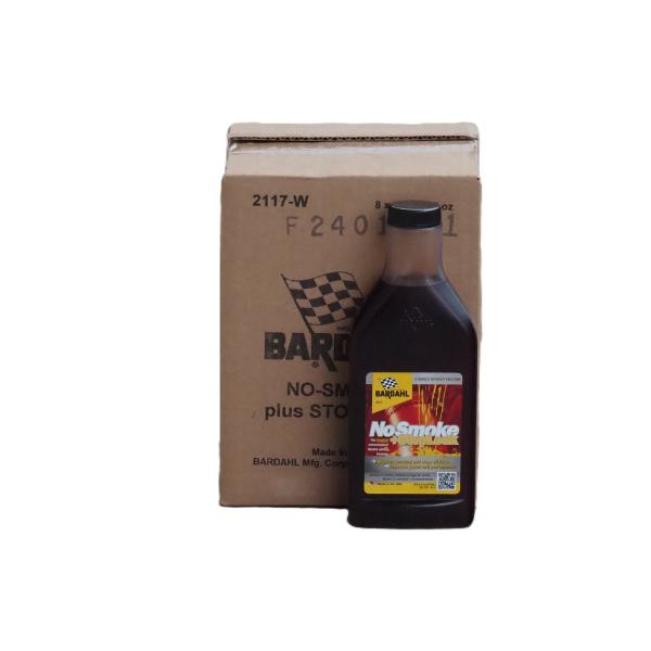 バーダル BARDAHL社のノースモークプラスストップリーク　16oz(473ml)【並行輸入品】 です。オイル漏れを抑えます。輸入品ですのでボトルには多少　汚れや凹みなどがある場合がありますので予めご了承下さい。