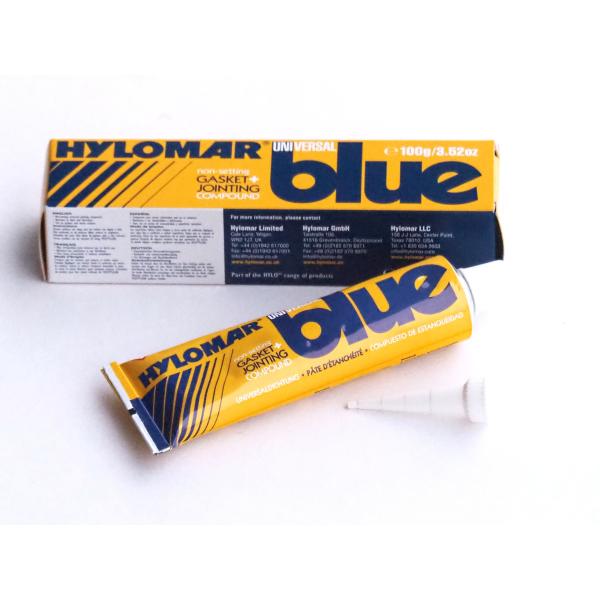ハイロマー 液状ガスケット 100g　ユニバーサルブルーです。■備考 ●　輸入品なので箱に痛みや汚れ　凹みなどがある場合があります。     パッケージに関してはクレーム無しでお願いします。●　直輸入品の為　日本語の説明書はありません。