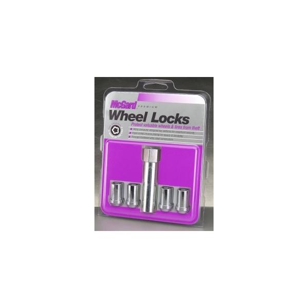 ＵＳＡ製　ホイールロックナット　 McGard(マックガード)車種 トヨタ、ホンダ、三菱、マツダ、ダイハツ、いすゞ ねじ M12 × P1.5 ロックナットタイプ スリムタイプ ホイール座面 テーパ用  備考 ホイールナット取り付け穴　２２...