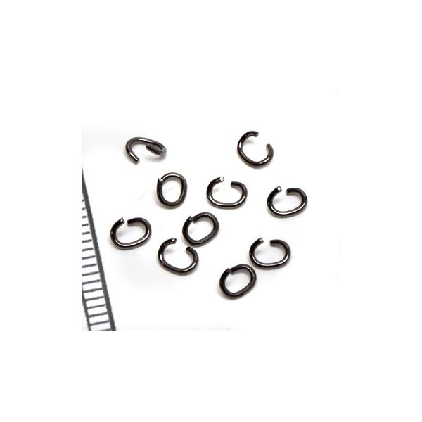 素材しんちゅう　サイズ0.6mm×3mm×4mm 50個入り輪は開いた状態で使いやすい商品です。