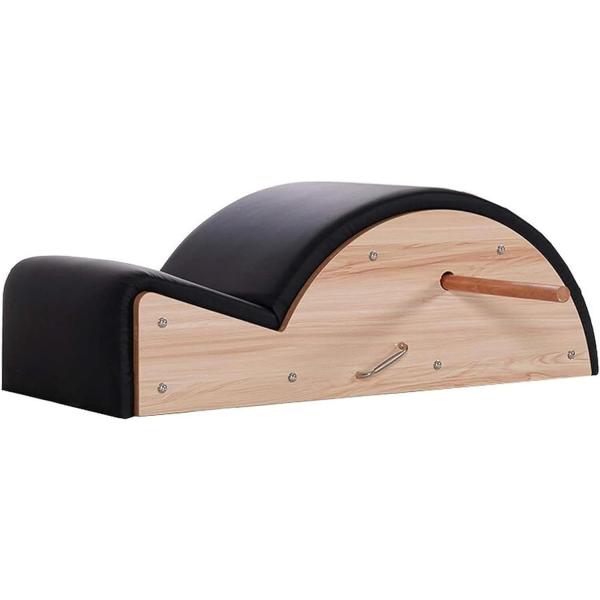 1.材質：無垢材2.サイズ：965 × 394 × 267 (mm)3.脊柱の柔軟性の向上、安定性向上のエクササイズに有効、これ１台で全身のエクササイズが可能。4.通常のマットレッスンより負荷のかかったレッスンを受けたい（腹横筋、腹斜筋など...