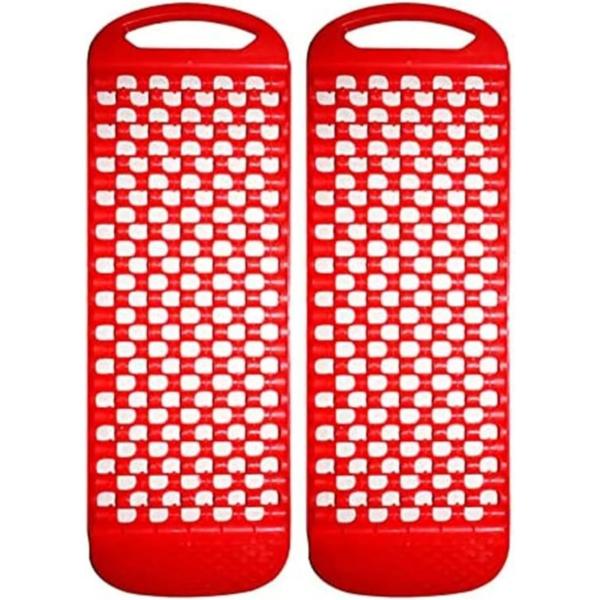 【製品素材】： 長さ63.5cm*幅20.5cm*厚さ2.5cm,ABS樹脂 滑りにくく、丈夫で耐久性があり、摩擦に強くて丈夫で。【スタック時の脱出対策に】lapsetのスタックステップを使用すれば緊急時、雪、氷、泥、砂にはまった車を脱出さ...