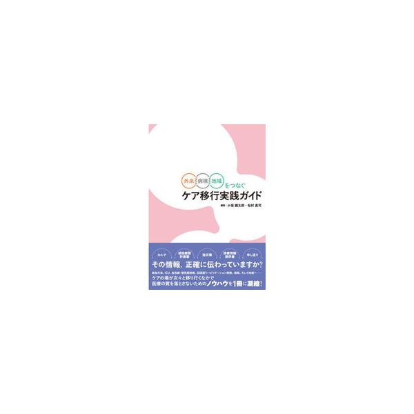 品名:外来・病棟・地域をつなぐケア移行実践ガイド出版社:医学書院著者:小坂鎮太郎 松村真司発売日:2022/6/15価格:3850円(税込)判型:Ｂ５ISBN:9784260048859キーワード:ガイライ ビョウトウ チイキ オ ツナグ ...