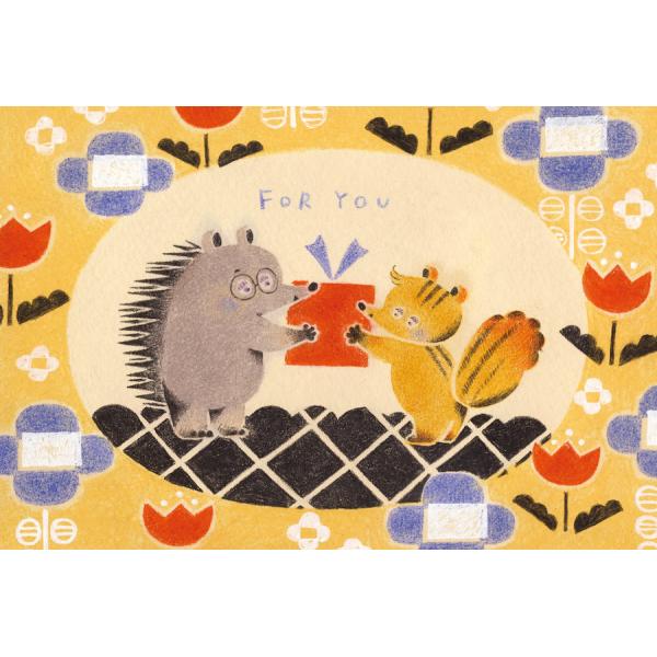 品名:ポストカード元・有隣堂スタッフの絵本作家、ぬまのう まき さんのポストカードです。PP袋入り 1枚キーワード:ぬまのうまき/有隣堂しか知らない世界/ゆうせか