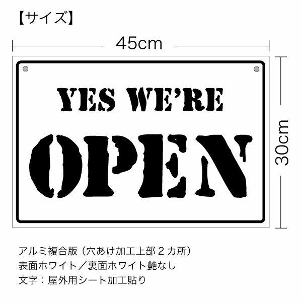 【オープンクローズ両面パネル看板・サイズ：幅約45×高約30cm・ステンシル腐食 JJ OPEN CLOSED】 ショップのOPEN／CLOSEDをお知らせする開店閉店サインパネルです。アメリカのレトロなバーや、カフェ、軍用雑貨店等によく見...