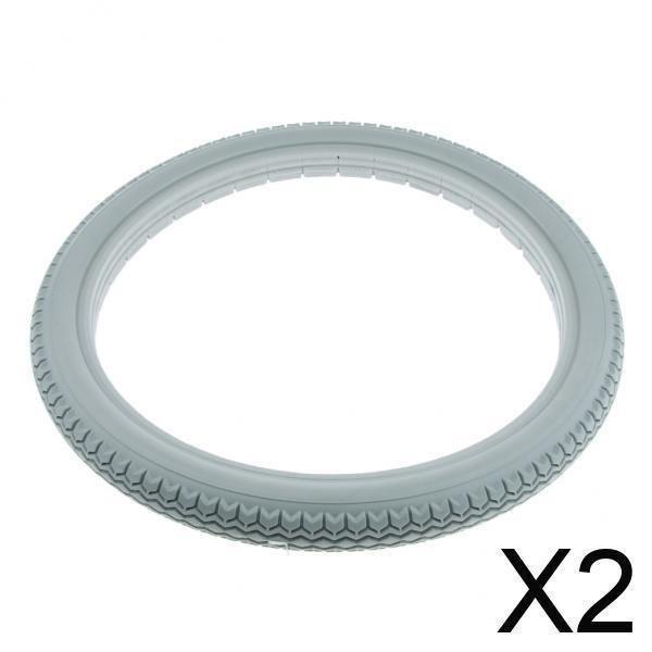 説明:高品質のPU素材ほとんどの車椅子用の灰色のタイヤ16インチ:外径:約40cm / 16インチ内径:約29.5cm /11.5インチ幅:約4cm /1.6インチ20インチ:外径:約50cm / 20インチ内径:約40.5cm /15.8...