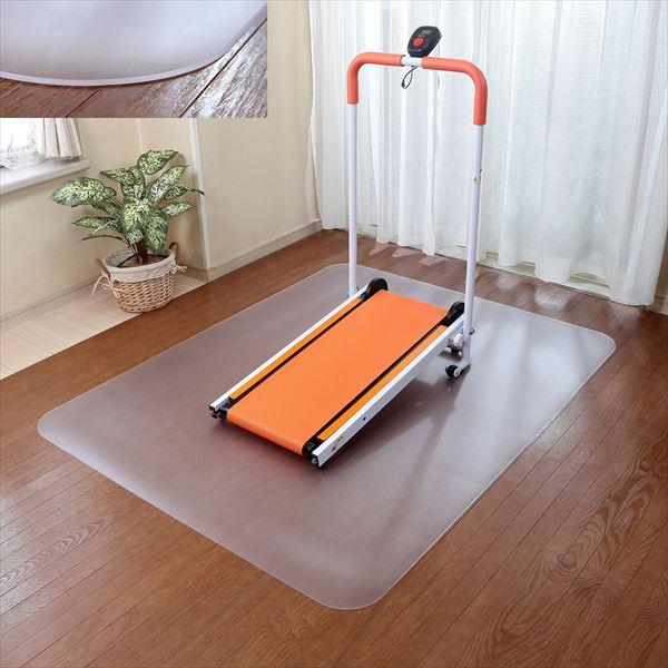 2.5mm厚の透明で適度な柔らかさがあり、ショックや音を和らげます。・床に密着しない特殊配合の素材を使用。床暖房対応。キャスターの移動もスムーズです。・表面がエンボス加工なので、傷がついてもわかりにくい。・マットの段差が気にならないように、...