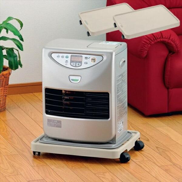 簡単＆自由自在に移動できるキャリー。お掃除の時や風の向きを変えたい時に！耐荷重量約50kg分別ごみラックの移動にも、鉢植えの移動にも商品名：移動に便利なキャリー 2個組サイズ(1個)：(約)幅54.5×奥行38.6×高さ7.5cm重さ(1個...