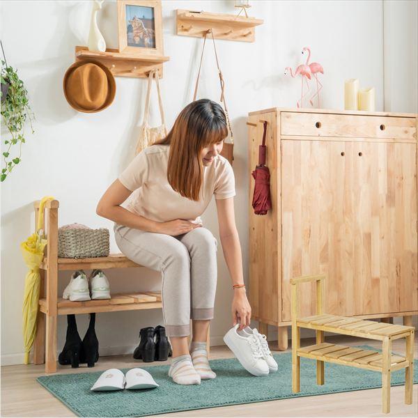 商品名：玄関ベンチ NATURAL SIGNATURE 4920お客様組立品商品サイズ：幅70.5×奥行30×高さ70cm座面高：45cm商品重量5.4kg材質ラバーウッド ラッカー塗装梱包小口数：1梱包サイズ：幅77.0×奥行34.0×高...