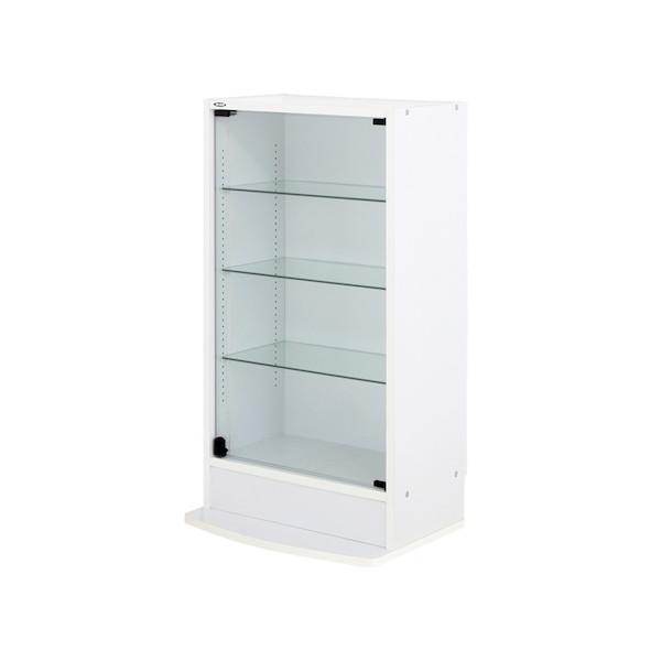 コレクションラックレギュラー ロータイプ 奥行29cm本体[外寸] 幅54.1×奥行28.5×高さ96.1cm  ※ボトムステージ取付時、幅54.3cm、奥行+0.7cm、高さ+2cmになります。[内寸] 幅50×奥行25.6 ※ガラス棚奥...