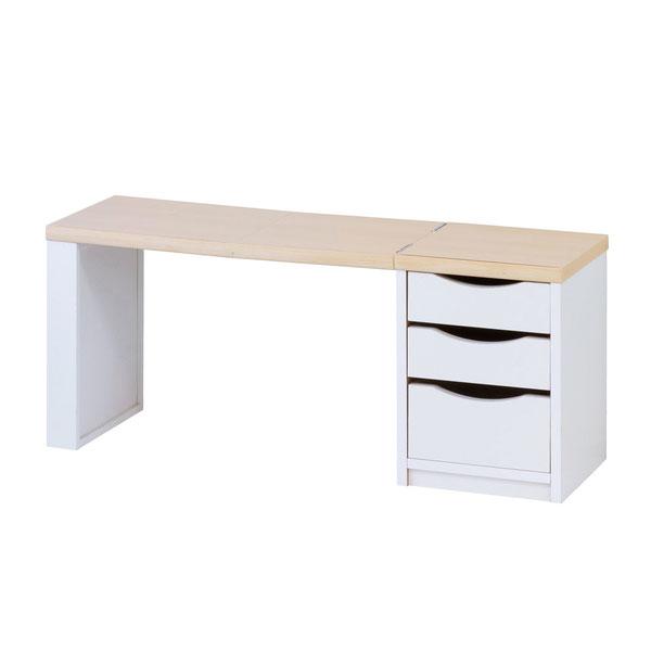 使いたい時にサッと広げるだけで使える文机。折り畳んで収納できるので、お部屋の中で場所をとりません。男性でも無理なく使えます。*商品名：ワンタッチ折りたたみ文机*サイズ：W90.5×D30.5×H38cm*材質：プリント紙化粧繊維板*重量：約...