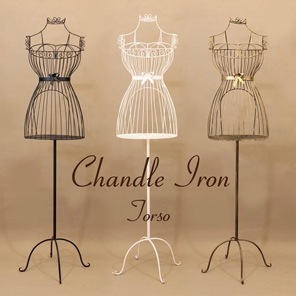 フレンチアイアン トルソーインテリアにオススメ！フレンチアイアン トルソー♪大きめのトルソー型のインテリア♪中に色んな物を入れてオシャレに彩ってみませんか？アクセサリや造花を入れてみるのもいいですね♪サイズが大きいからコーディネイトも色々出...