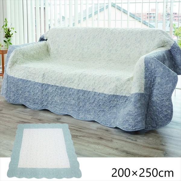 ベットカバーとしてもお使いいただけます。生地は綿100％のサラッとした肌触りで、お部屋をさわやかで上品な雰囲気にアレンジしてくれます。さりげない花柄デザインがおしゃれでかわいいです。イブルでも人気の「くもキルト」がアクセントとなっています。...