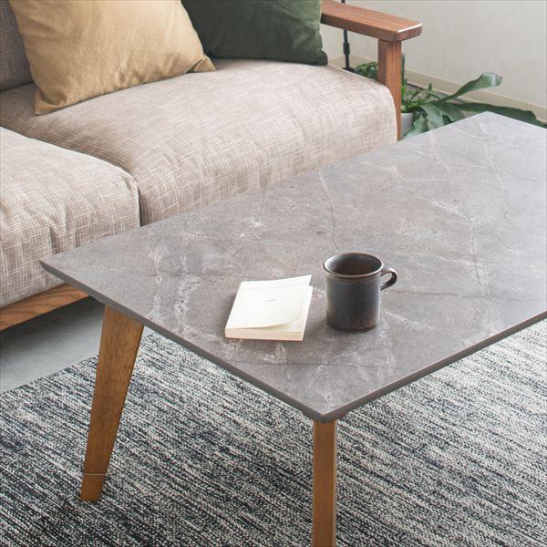 天板はキズに強いメラミンを採用。油汚れや飲み物のシミもサッと拭くだけ。高級感のある仕上がりを堪能できます。表面が非吸水性のため菌やカビが繁殖しにくく、家庭でも安心して使用できます。商品サイズ：幅105x奥行65x高さ36cm継脚時高さ41c...