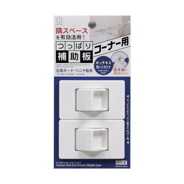 特長●隅スペースを有効活用できます。●ホッチキスをスッキリ隠せるカバー付きです。用途●石膏ボード・ベニヤ板用。仕様●タイプ：コーナー用質量・質量単位●15.0g【メーカー名】（株）小久保工業所【メーカー品番】KM-374