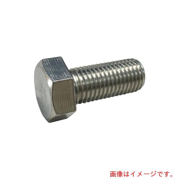 特長●ステンレス製の一般的な六角ボルトです。●呼び径M24以上の太径の商品で1本から購入いただけます。仕様●寸法(mm)d：M24●寸法(mm)L：60●ねじピッチ(mm)：3.0●ねじ部長さ(mm)：60●タイプ(全ねじ/半ねじ)：全ねじ...