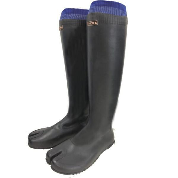 ●軽い、履きよい、ら〜くらく！●軽くて足にフィットする長靴です。●裏生地付きなので、丈夫で破れにくい。●履き口がジャージになっているので、水・泥が入りにくい。●指付きタイプなので踏ん張りがきく。※輪ゴムは別売り〈用途〉●田植え作業／農作業／...