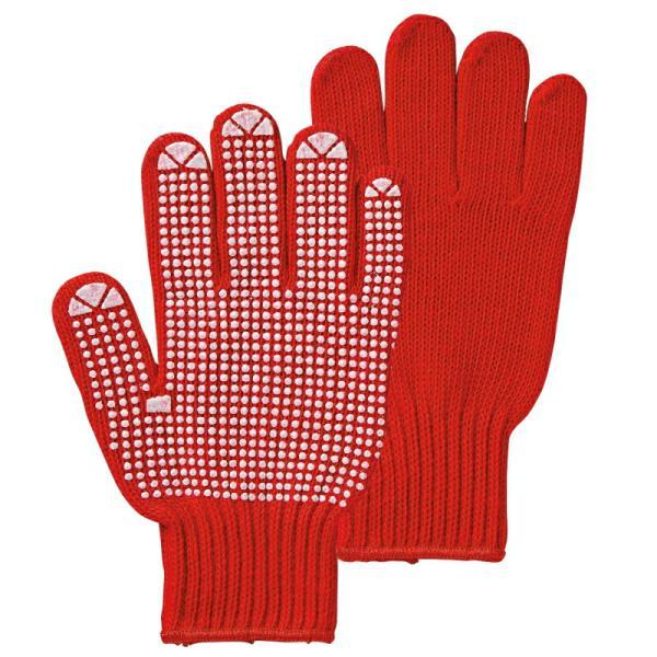 ●指先補強を施した高品質な女性サイズのすべり止め手袋。〈用途〉●運輸／流通作業／製品検品／土木建設／農作業／園芸など〈商品スペック〉●品質表示： 手袋:ナイロン・アクリル・ポリエステル、すべり止め:ポリ塩化ビニル●カラー： レッド●サイズ：...
