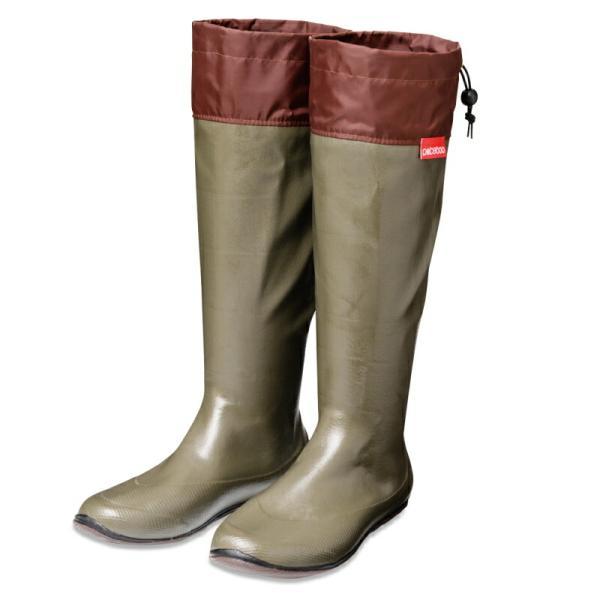 ●軽くてコンパクト！携帯するブーツ！●収縮性と防水性に優れた天然ゴムのブーツです。●足全体に吸い付くようなフィット感と快適な履き心地。●両足で500g（Lサイズ）の軽量長靴です。●コンパクトに丸めて携帯できます。●レジャー、フェス、雨の日の...