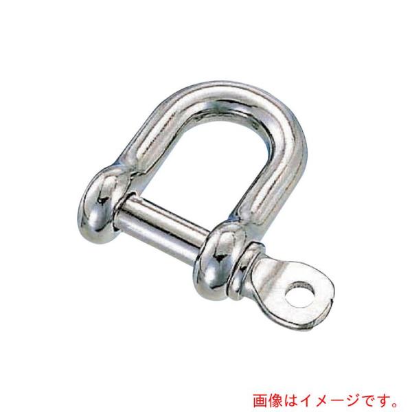特長●ねじ込みタイプのスタンダードなシャックルです。用途●チェーン・ワイヤ・ロープ等の連結金具として、また端末の金具のジョイントに。仕様●ねじ径：W1/2●使用荷重(kN)：4.90●B(mm)：26●L(mm)：52●D1(mm)：13●...