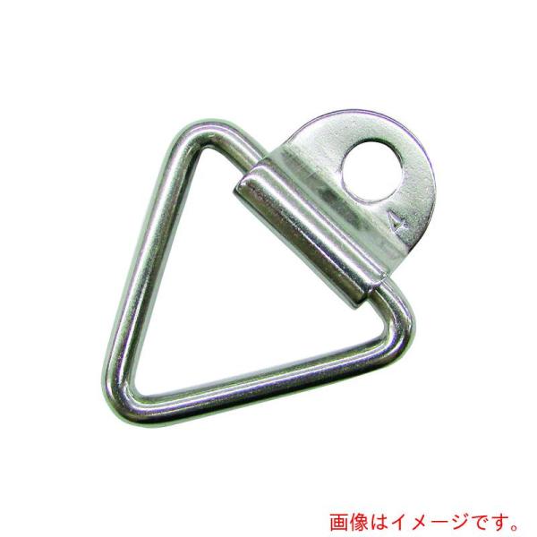 特長●リング部分が倒れるので、使用しない時は倒すと邪魔になりません。用途●テントロープの端末処理、懸垂幕などの細物ワイヤ・ロープなどの受け金具として。仕様●使用荷重(kN)：0.15●A(mm)：38●D1(mm)：1.2●B(mm)：34...