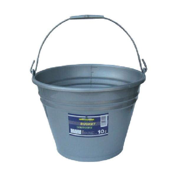 特長●割れに強い錆びにくい丈夫なバケツです。●柔軟なので落としたり、叩いたりしても割れにくくなっています。用途●工事現場や左官作業の時、洗い作業ができる。仕様●容量(L)：10●間口(mm)：320●奥行(mm)：320●高さ(mm)：25...