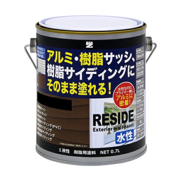特長●業界初の樹脂やアルミサッシに塗装できる水性塗料です。●これまで、樹脂サッシの劣化した部分に塗装は不可でしたが、リサイドは密着性に優れ仕上げ作業性に優れています。仕様●色：ブラック●容量(L)：0.7●乾燥時間：約8時間●塗り重ね可能時...