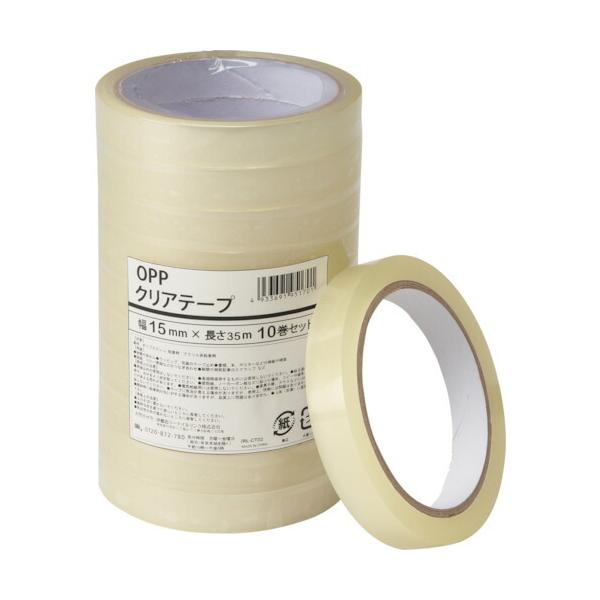 特長●透明度の高いOPP製クリアテープです。用途●梱包作業に仕様●幅(mm)：15●長さ(m)：35質量・質量単位●0.34kg【メーカー名】伊藤忠リーテイルリンク（株）【メーカー品番】IRL-CT02