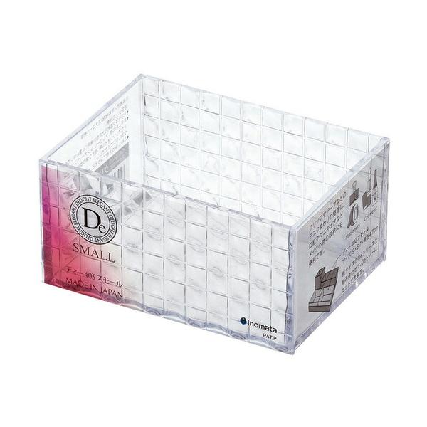 特長●コスメ・メイク用品をおしゃれに収納。仕様●色：クリアー●幅(mm)：90●奥行(mm)：67●高さ(mm)：47材質●スチロール樹脂質量・質量単位●46.0g【メーカー名】イノマタ化学（株）【メーカー品番】5403-C