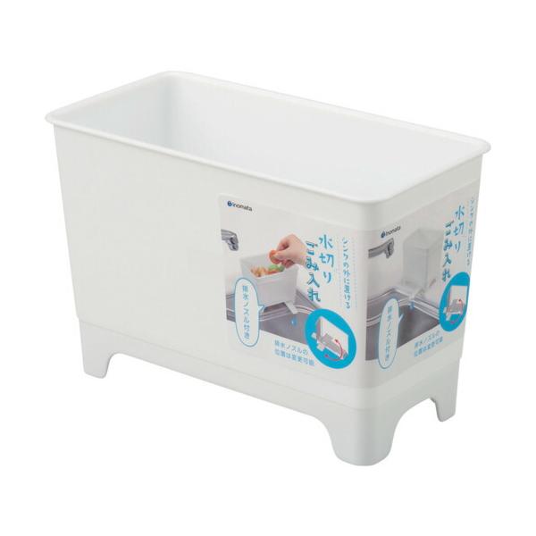 特長●シンクの外に置ける水切りごみ入れ。●角度を変えれる排水ノズル付き。仕様●幅(mm)：180●奥行(mm)：90●高さ(mm)：120●色：ホワイト材質●ポリプロピレン質量・質量単位●92.4g【メーカー名】イノマタ化学（株）【メーカー...