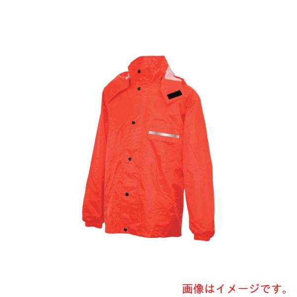 特長●上着前立て部分こだわりの3重防水構造(ファスナー、水切り、フラップ)Wフォールドポケットなど雨の侵入を防ぐ仕様で、定番の人気商品です。●全面に付いた反射材で雨の日の作業を安全にサポートします。●ズボンは特殊裁断にて、屈伸しても下がりに...