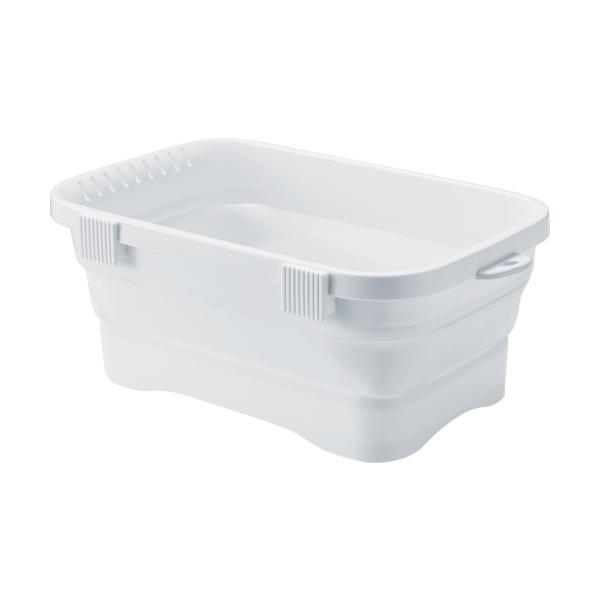 特長●使用後はおりたたんでコンパクトに収納できます。仕様●間口(mm)：378●奥行(mm)：240●高さ(mm)：147●水抜き栓付き材質●本体・水抜き栓：熱可塑性エラストマー●枠・底：ポリプロピレン質量・質量単位●478.0g【メーカー...