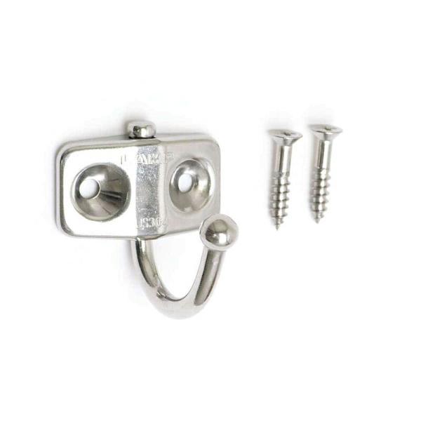 ●フック部は180°回転し、フリクション（抵抗機能）が振動による首振りを防止します。●フック部先端が球状なので、安心してご使用いただけます。●仕様： 抵抗機能付●付加機能： 可動（フリクション）●耐荷重： 118N●質量： 17g●付属品：...