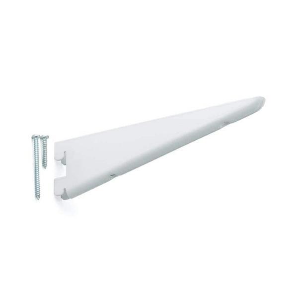 ●重量用棚受です。●仕上/色： 粉体塗装/ホワイト●材料： 鋼●耐荷重/2ヶ： 1588N●付属ねじ： 十字穴付きなべタッピンねじ4×25（L寸法184、234、285、335タイプに1本）、十字穴付きなべタッピンねじ4×50（L寸法184...