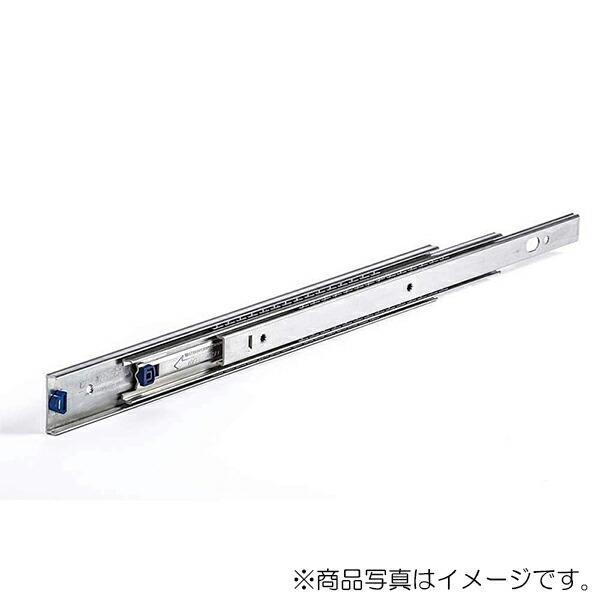 ●インナーメンバーを完全に引き出せる3段引のスライドレールです。●レール長さ： 400mm●主な材料： 鋼●高さ： 50mm●移動距離： 420mm●耐荷重/ペア： 745N●質量/m： 2600g※レールの脱着はできません。※グリスの色違...