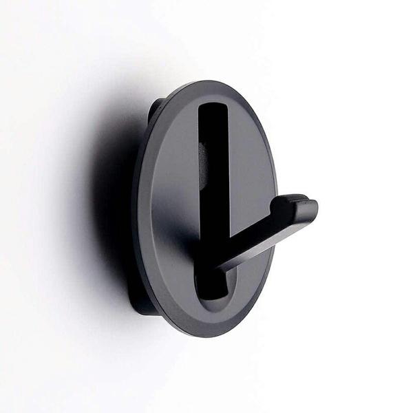 ●フックは自動的に閉まります。●フック収納時の出っ張りが少ないデザインです。●色： マットブラック●奥行： 25.9mm●引掛寸法： 16.2mm●耐荷重： 196N●仕上： 焼付塗装●質量： 70g●別売品： ブラケットNF-50D、NF...