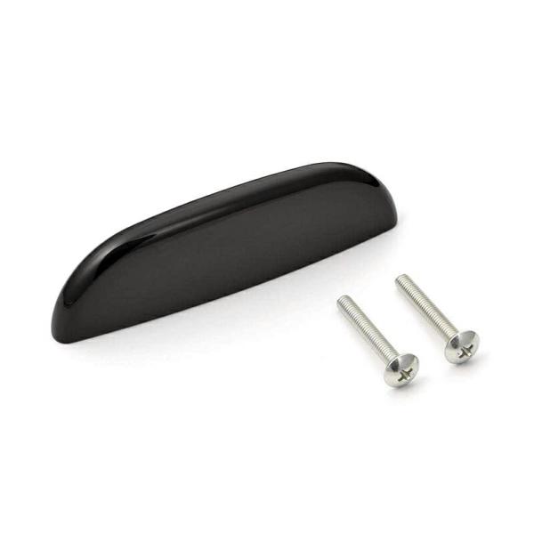 ●手に優しくフィットするやわらかな曲線で、つかみやすい取手です。●ピッチ： 74mm●材料： 亜鉛合金（ZDC）●仕上・色： 黒ニッケルめっき●質量： 63g●付属ねじ： M4×28●付属品： 十字穴付トラス小ねじ【メーカー名】スガツネ工業...