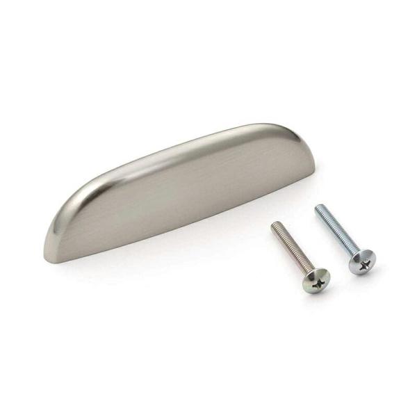 ●手に優しくフィットするやわらかな曲線で、つかみやすい取手です。●ピッチ： 74mm●材料： 亜鉛合金（ZDC）●仕上・色： ホワイトブロンズめっき●質量： 63g●付属ねじ： M4×28●付属品： 十字穴付トラス小ねじ【メーカー名】スガツ...