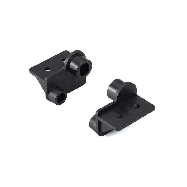 ●HG-JHM14型裏面取付用の受座です。●色： ブラック●材料： PBT樹脂ガラス強化※本品は1セット（左右各1ヶ）単品での販売です。ご注文数「1」で1セットです。【メーカー名】スガツネ工業（株）【メーカー品番】UKZ14-BL