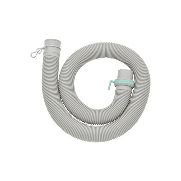 ●洗濯機用排水ホースの取替え用です。●洗濯機本体に直接取付けできます。●ホースの抜けを防止するバンド付です。●ホース内径30ミリ●ホース長さ0.8m●サイズ： 約W280×H400×D45mm●重量： 120g●材質： EVA樹脂、ポリプロ...