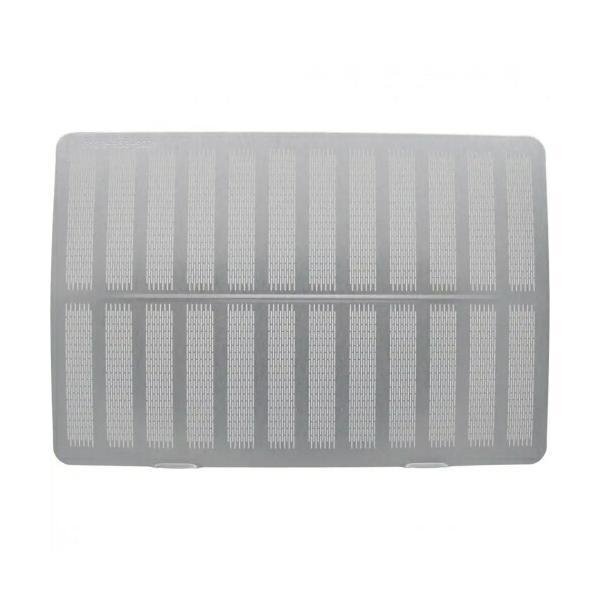 ●色： シルバー●素材： ガルバリウム鋼板●仕上げ： ファンシークリーン●サイズ（mm）： 400（W）×270（H）●フィルター刻印： D401W1BA●入数： 1枚【メーカー名】富士工業（株）【メーカー品番】109PS600