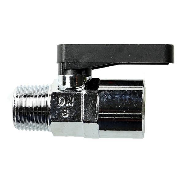 ●エア開閉コックとして●継ぎ目なしの完全密封方式で仕上げています。●本体サイズ： 幅33×高さ56×奥行21mm●材質： 本体:真鍮●本体質量： 70g【仕様】●適用流体： 空気●最高使用圧力（MPa）： 2●ねじ径： R3/8xRc3/8...