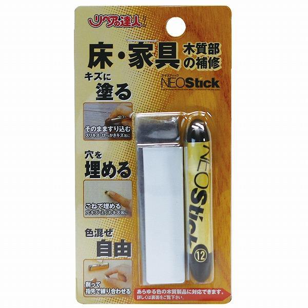 ＜特長＞●塗る、埋めるでカンタン補修。●指先で練りあわせて、色混ぜがカンタン。●補修部の肉痩せや変色がなく、耐久性バツグン。●仕上げ専用ヘラ付き。＜ご使用方法＞●塗る（1）キズを整える。（2）キズに直角にすり込む。（3）はみ出したネオスティ...