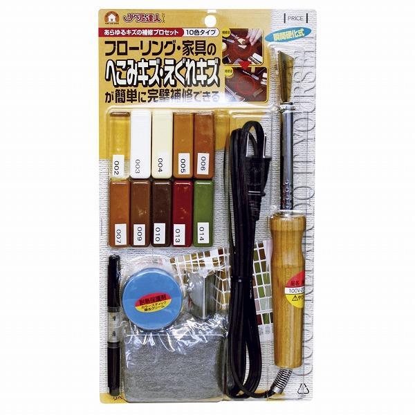 ＜特徴＞●短時間で作業できる瞬間硬化式。（約10〜15秒で硬化）カラースティックは溶かし易く効果も早いのでスピーディーに作業が進められます。●何度でも繰り返し作業でき、失敗がありません。やり直す場合は専用電気コテで熱を加え、埋めたカラーステ...