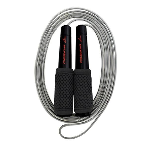 ●新採用！メッシュのフィット感がグリップを変える！●九面体ロープが軽快な風切り音を起こしリズミカルに跳べる。●グリップはメッシュ素材のカバーにより手のひらに心地よくフィット。●バネ状回転パーツがロープとグリップの摩擦を軽減しながら回転を実現...