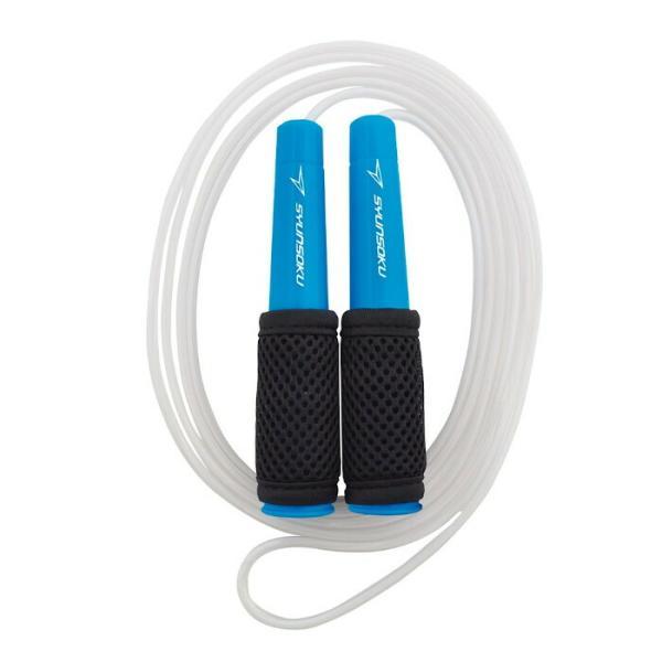 ●新採用！メッシュのフィット感がグリップを変える！●九面体ロープが軽快な風切り音を起こしリズミカルに跳べる。●グリップはメッシュ素材のカバーにより手のひらに心地よくフィット。●バネ状回転パーツがロープとグリップの摩擦を軽減しながら回転を実現...