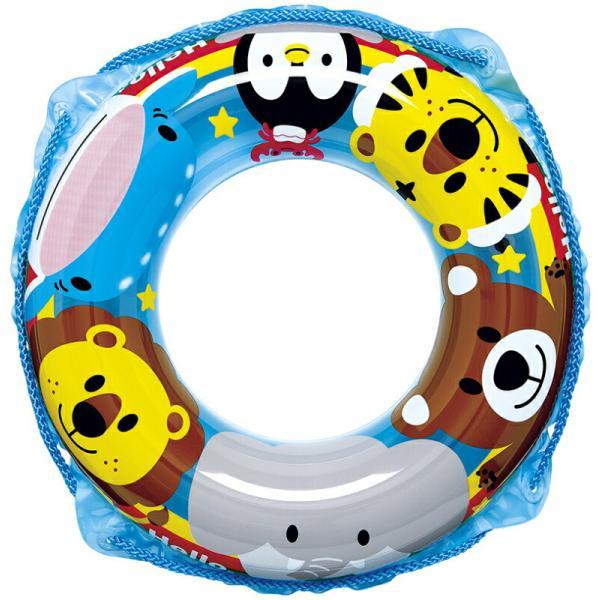 ●対象年齢3歳〜5歳くらいのお子様に最適！●膨らんだ状態のウキワの内周は約60〜65cmです。●ロープ付き。●かんたん空気栓装着商品●素材： 塩化ビニル樹脂（玩具安全基準適合PVC）●商品サイズ： サイズ（cm）:45、空気を入れた内周サイ...